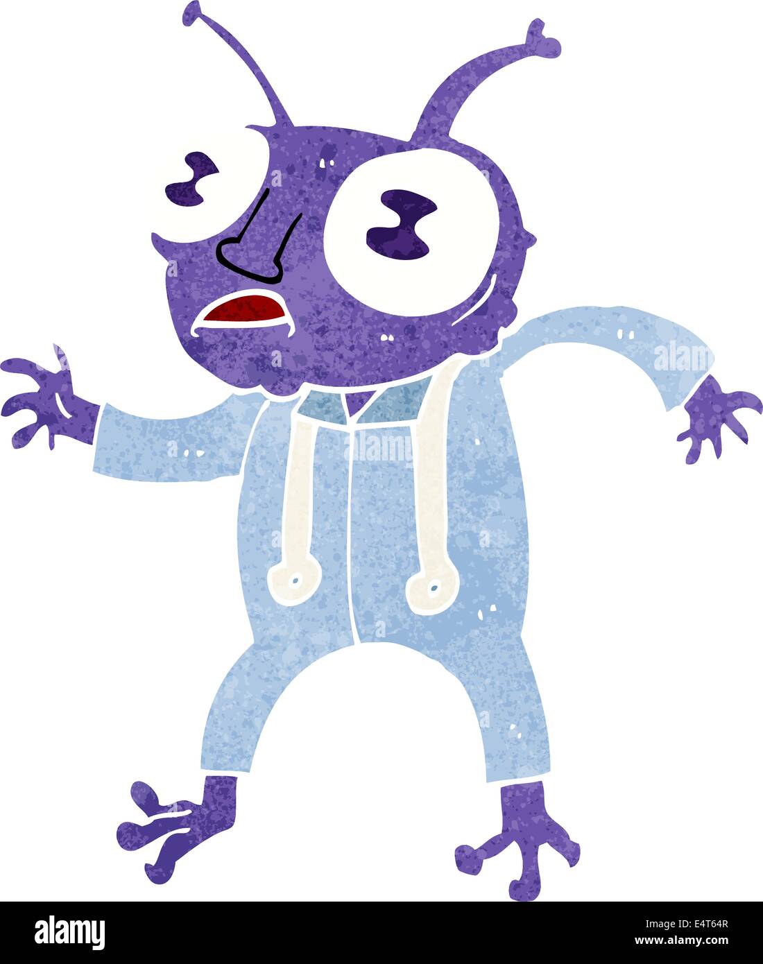 cartoon alien spaceman Stock Vector Image & Art - Alamy