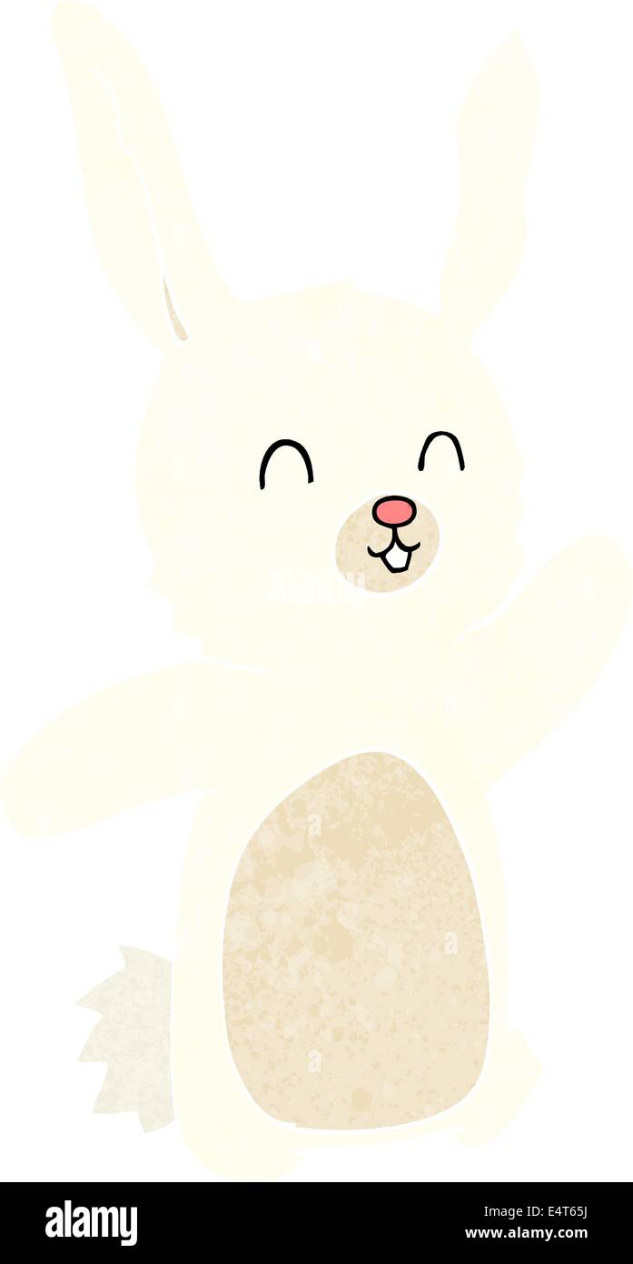 cartoon happy rabbit Stock Vector Image & Art - Alamy