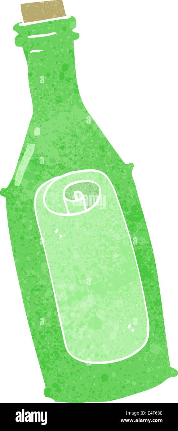 cartoon message in bottle Stock Vector Image & Art - Alamy