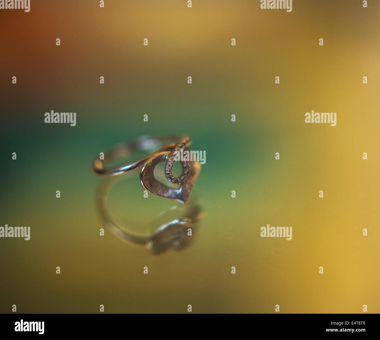 Heart, Love Ring and romance Stock Photo - Alamy