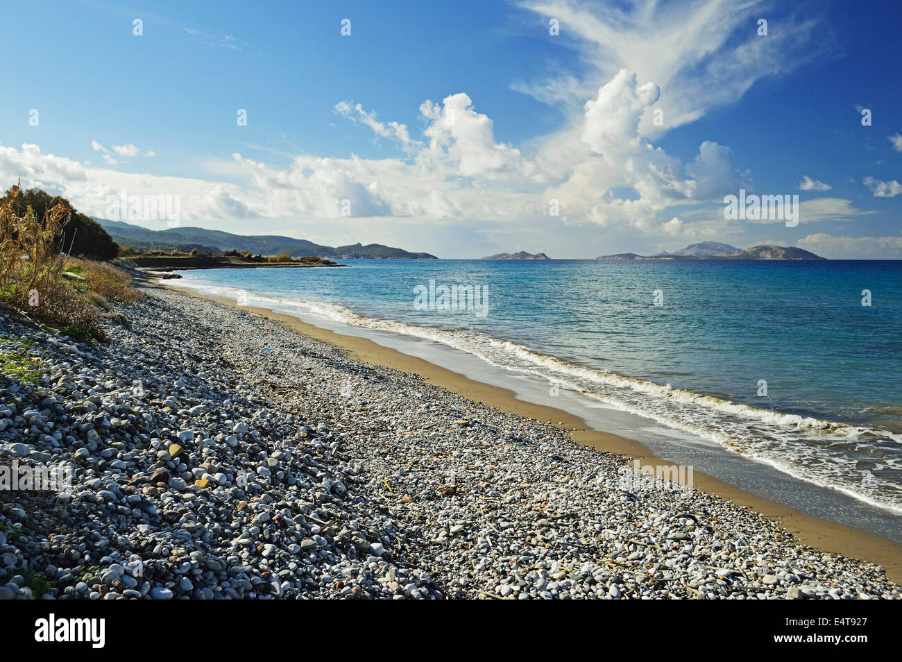 Soroni beach, Rhodes, Dodecanese, Aegean See, Greece, Europe Stock ...