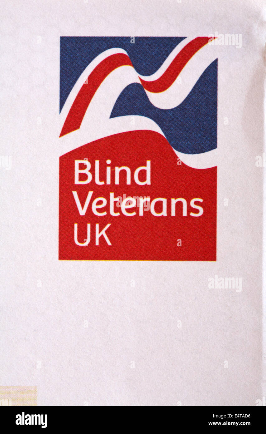 Blind Veterans UK logo on envelope Stock Photo - Alamy