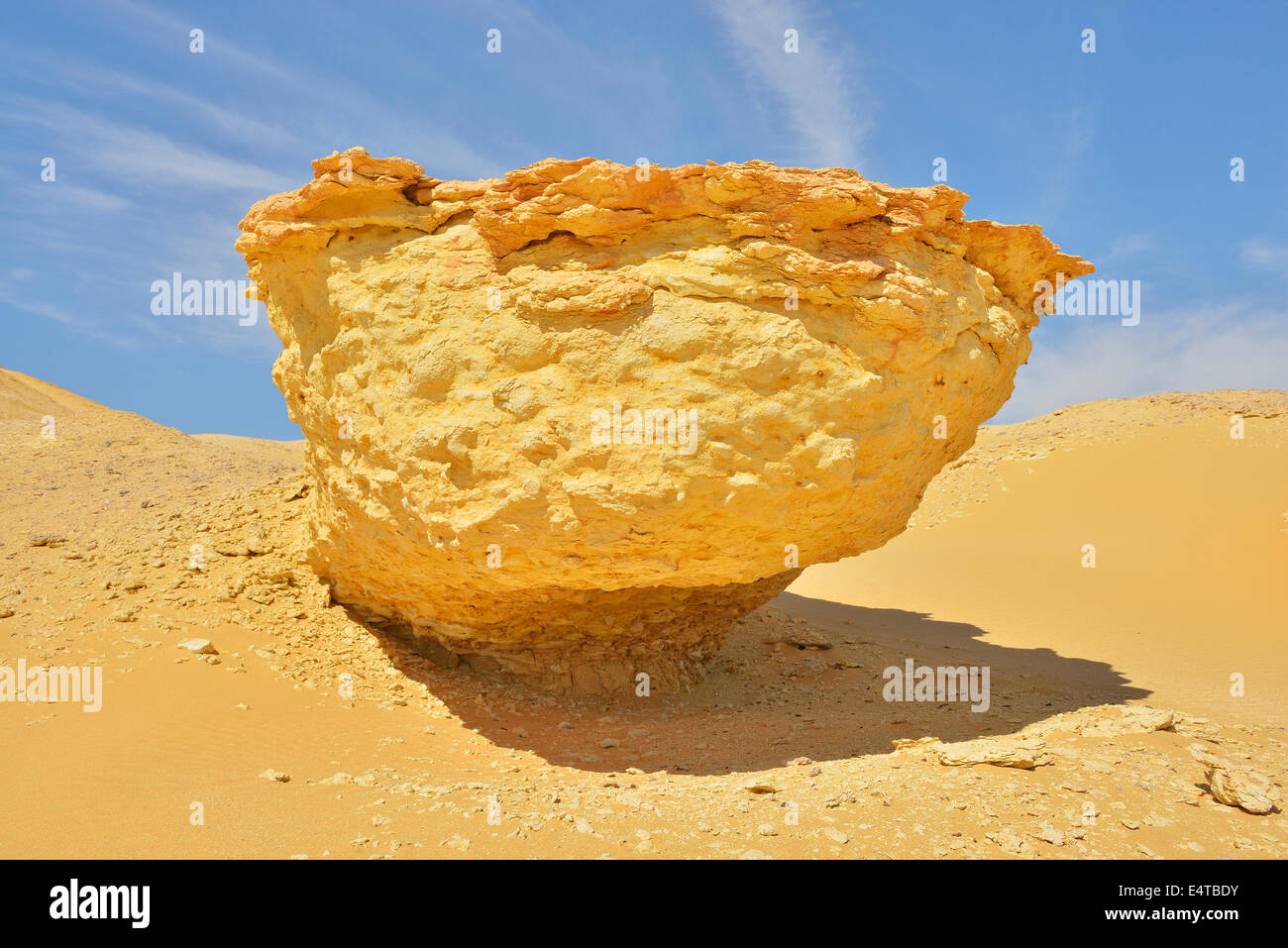 Eroded Rock Formation, Matruh Governorate, Libyan Desert, Sahara Desert ...