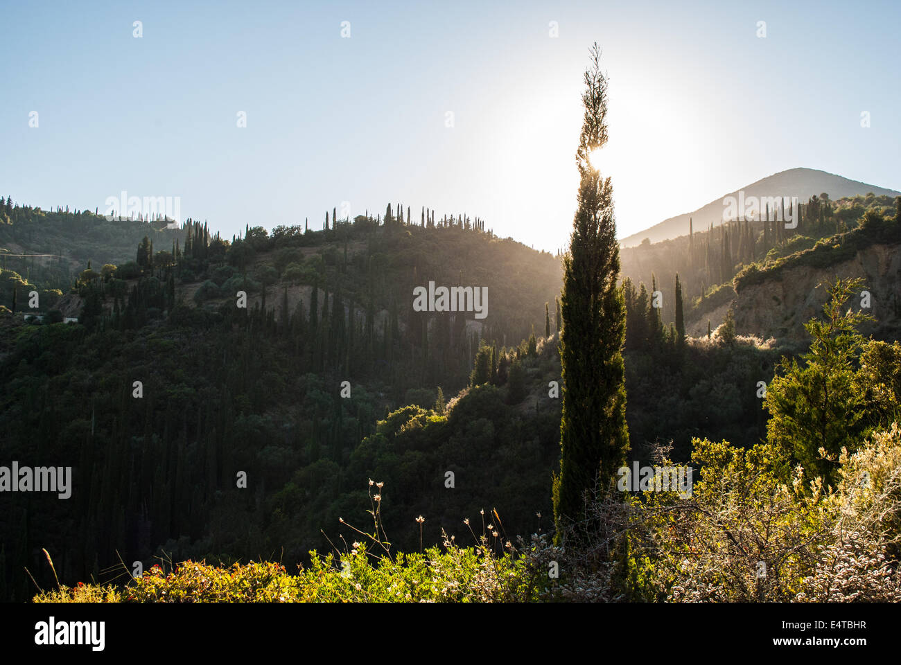 Mountain Landscape in Greece Stock Photo - Alamy