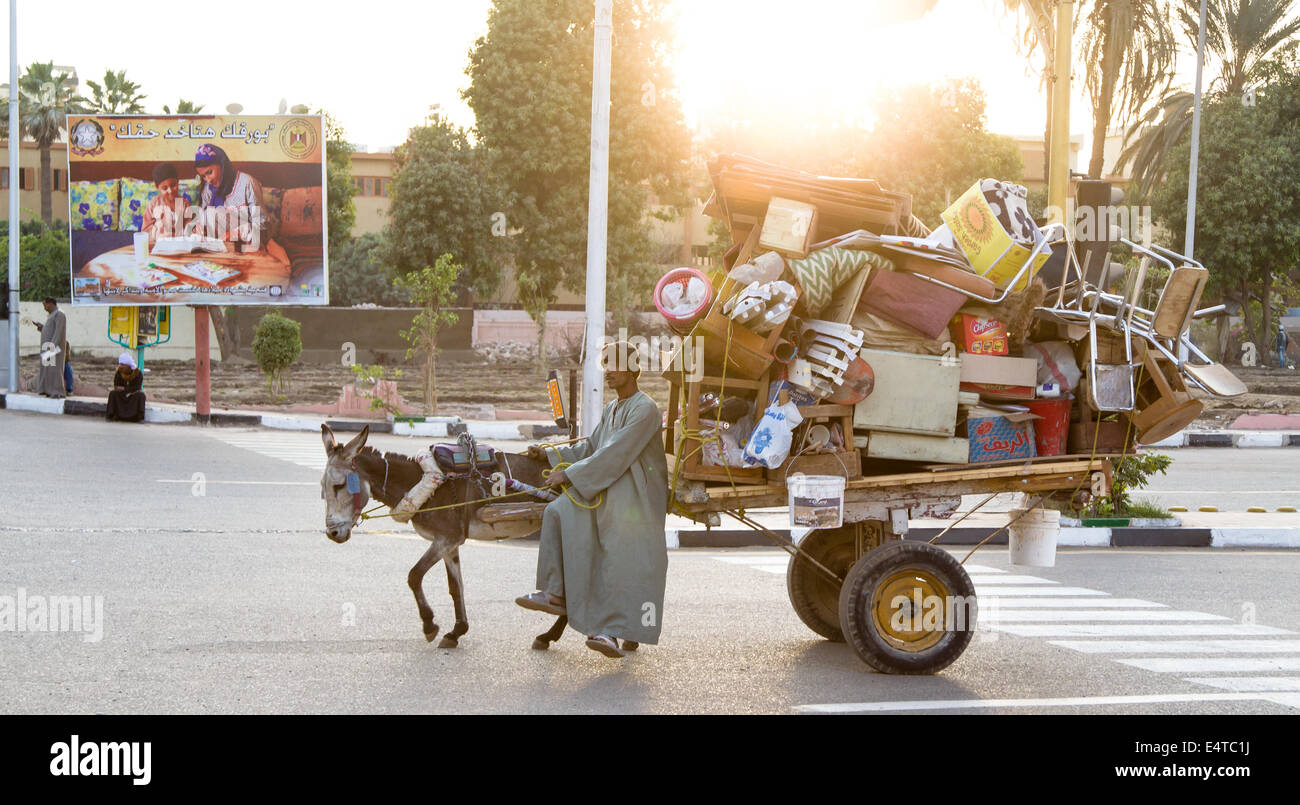 Loaded donkey hi-res stock photography and images - Alamy