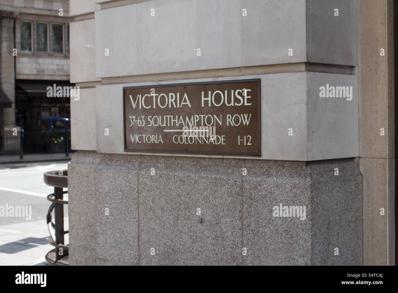 Victoria House 37-63 Southampton Row, London Stock Photo - Alamy