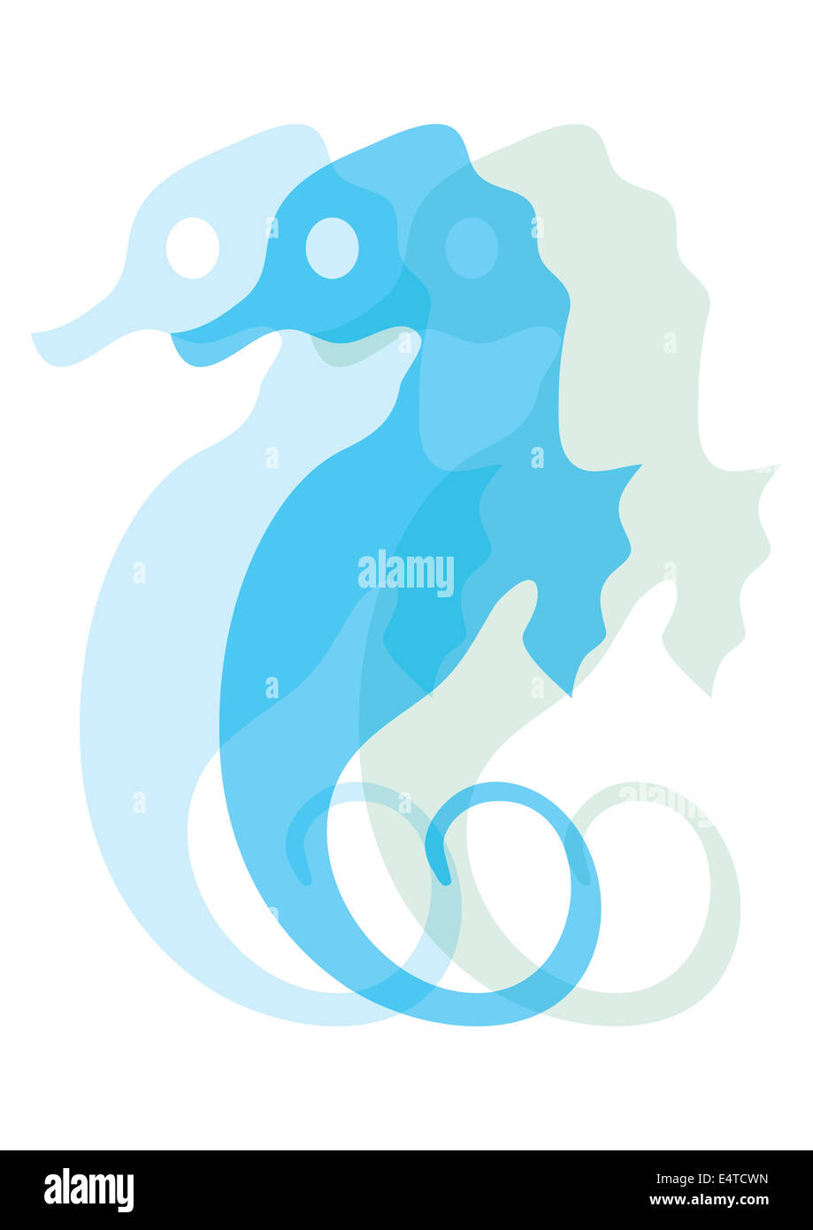 Blue green transparent sea Cut Out Stock Images & Pictures - Alamy