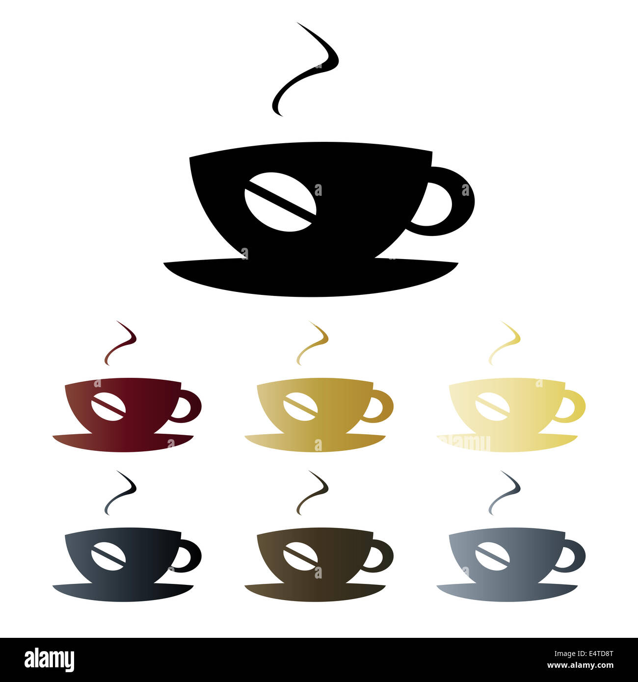 coffee cup logo Stock Photo - Alamy