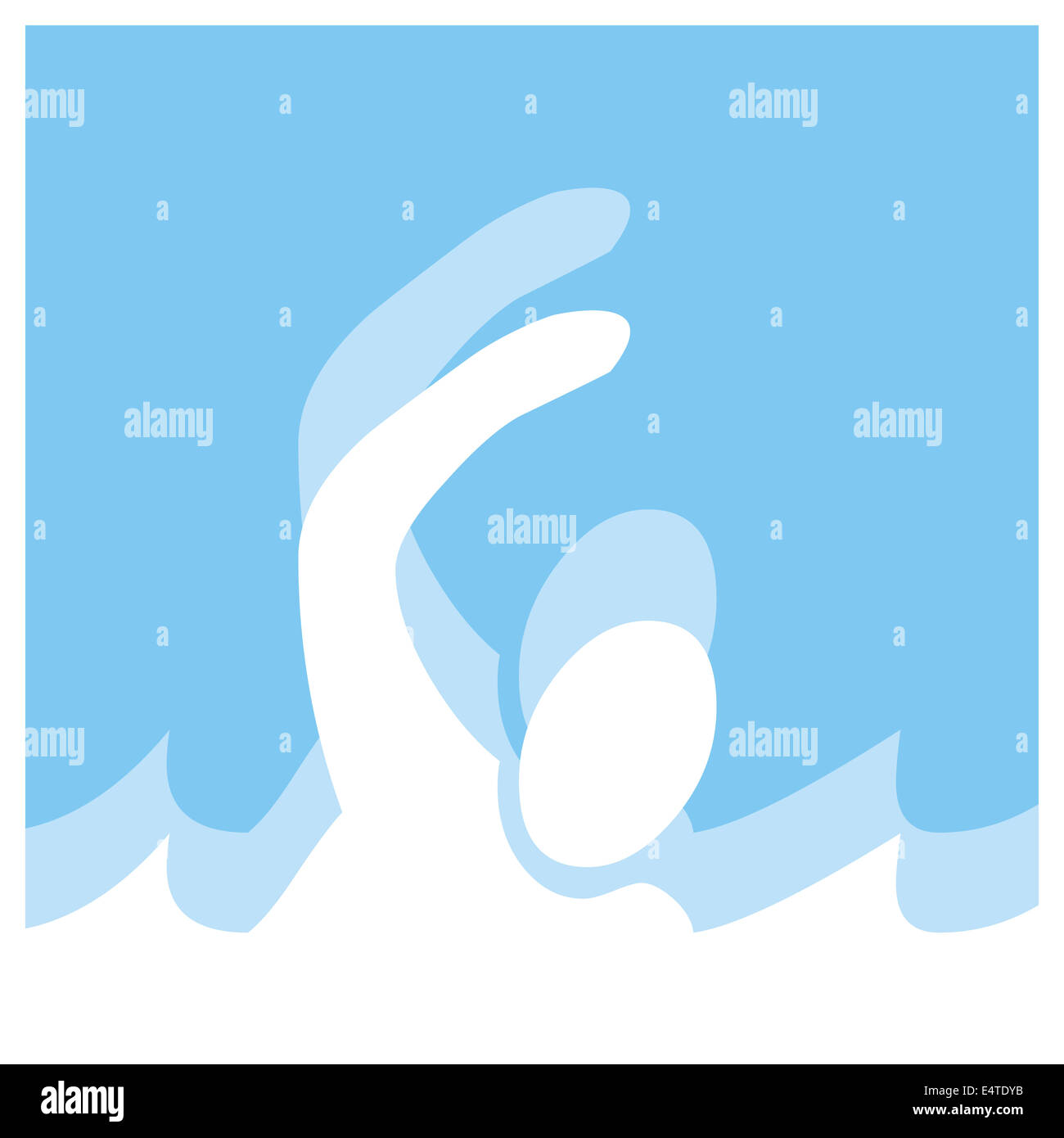 Swimming pictogram hi-res stock photography and images - Alamy