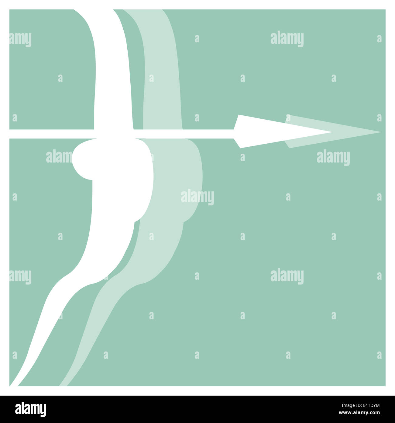 Archery pictogram hi-res stock photography and images - Alamy