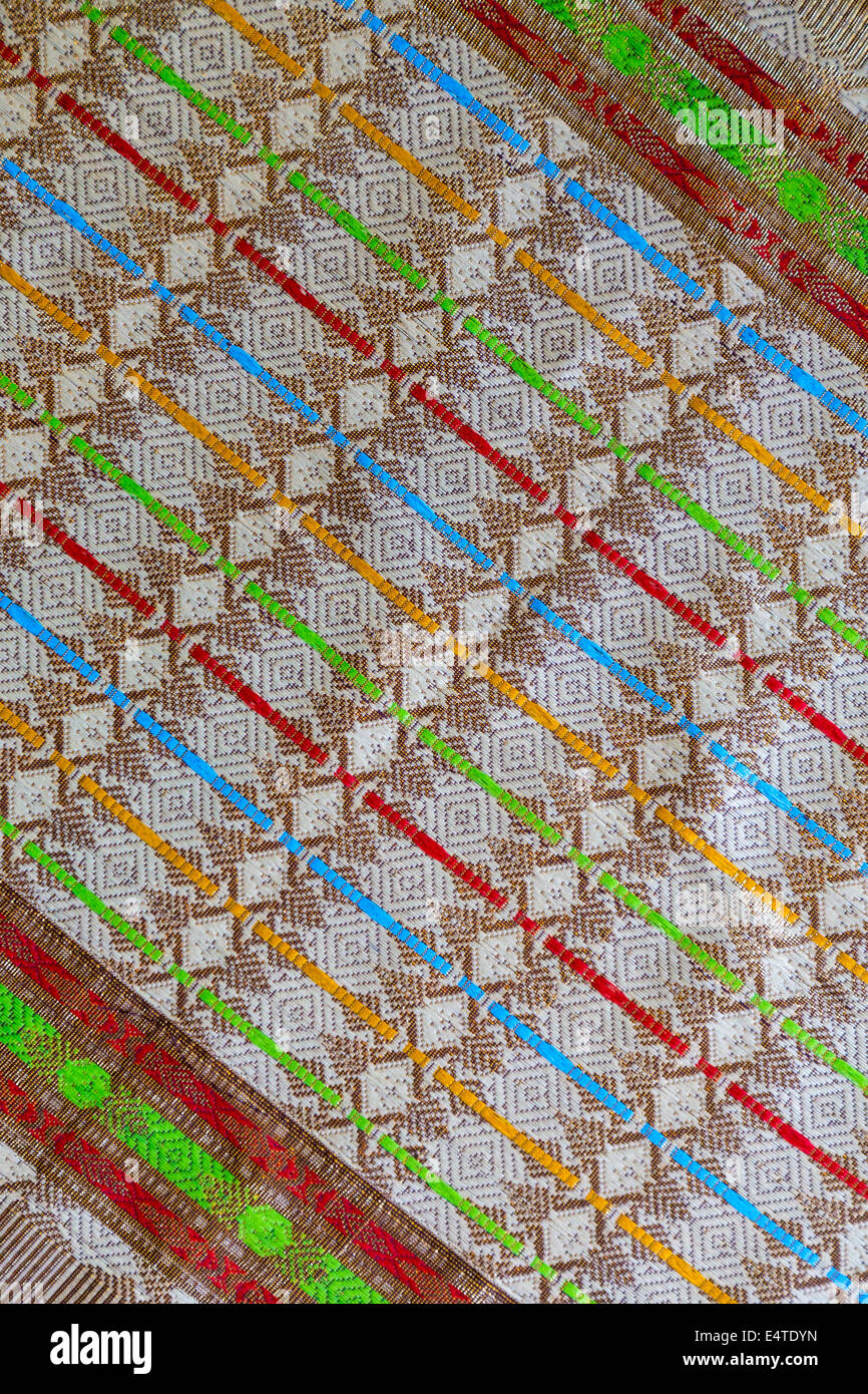 Bali, Indonesia. Design Pattern on a Balinese Sarong. Made in Thailand ...