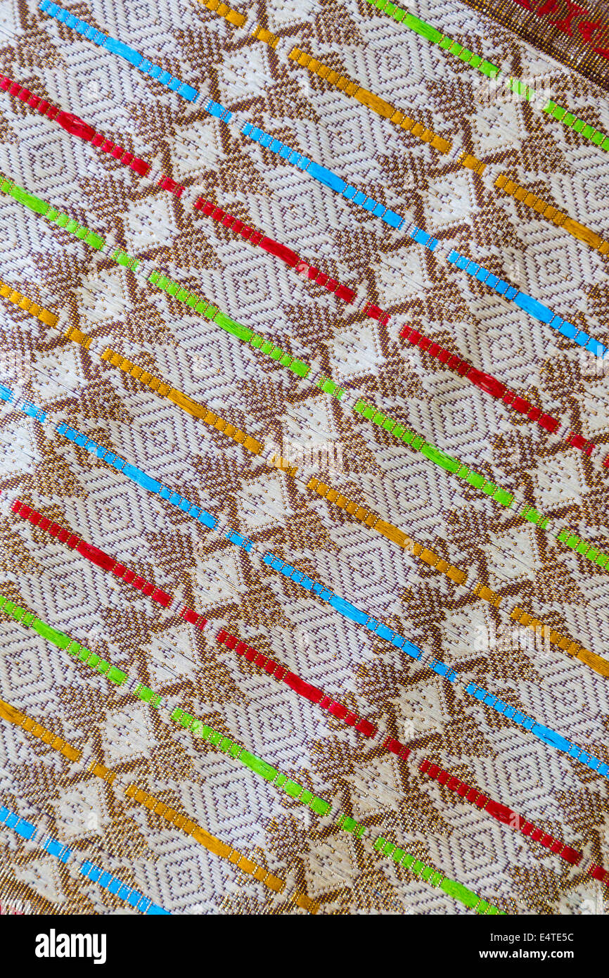 Bali, Indonesia. Design Pattern on a Balinese Sarong. Made in Thailand ...