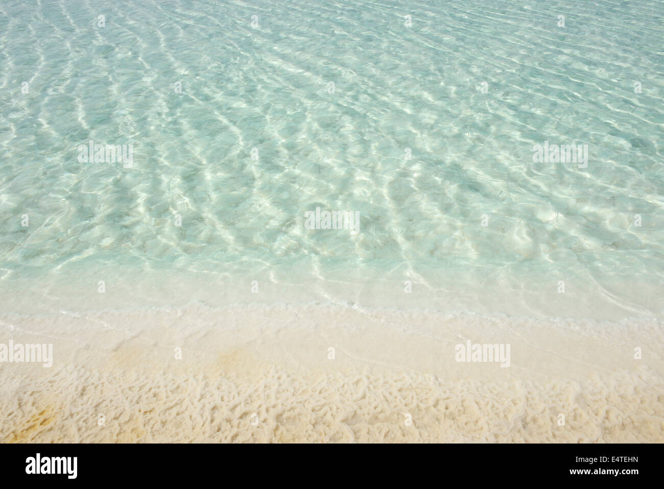 View of Turquoise, Transparent Water of Salt Lake, Siwa Oasis, Matruh ...