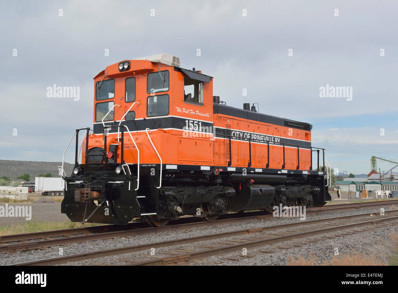 EMD SW1500, City of Prineville Railway diesel 1551, Prineville, Oregon ...