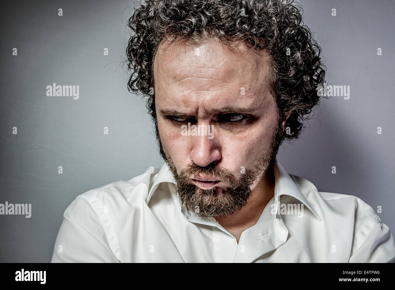 Silly sad guy beard hi-res stock photography and images - Alamy