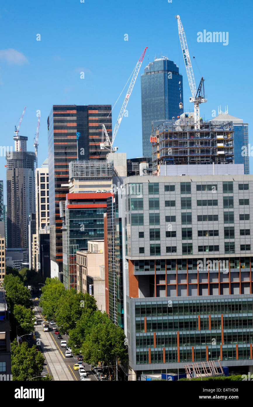 Melbourne Australia,William Street,high rise,buildings,skyscrapers,city ...