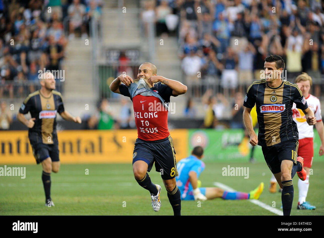 Chester, Pennsylvania, USA. 16th July, 2014. Philadelphia Union player ...