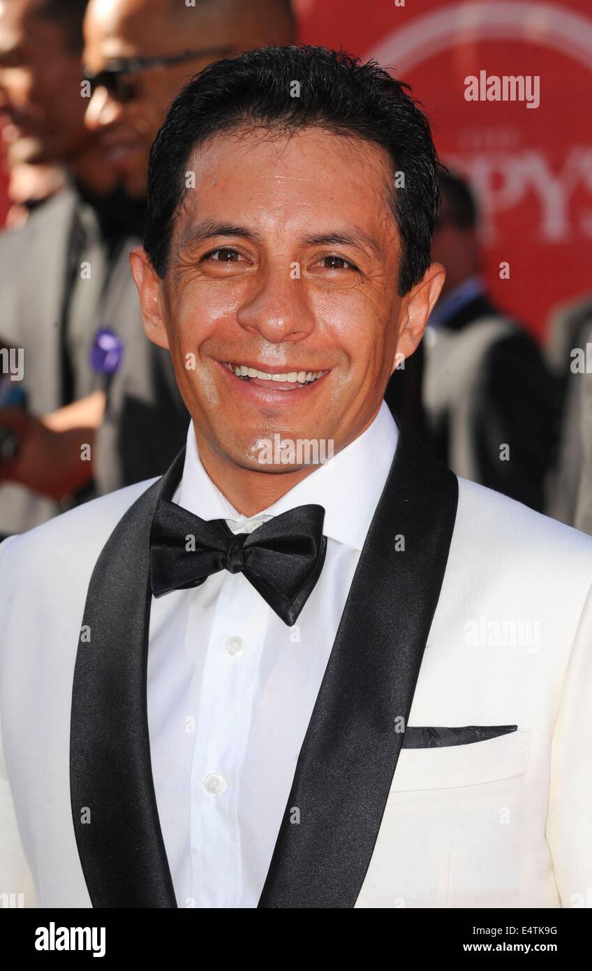 Los Angeles, CA, USA. 16th July, 2014. Victor Espinoza at arrivals for ...