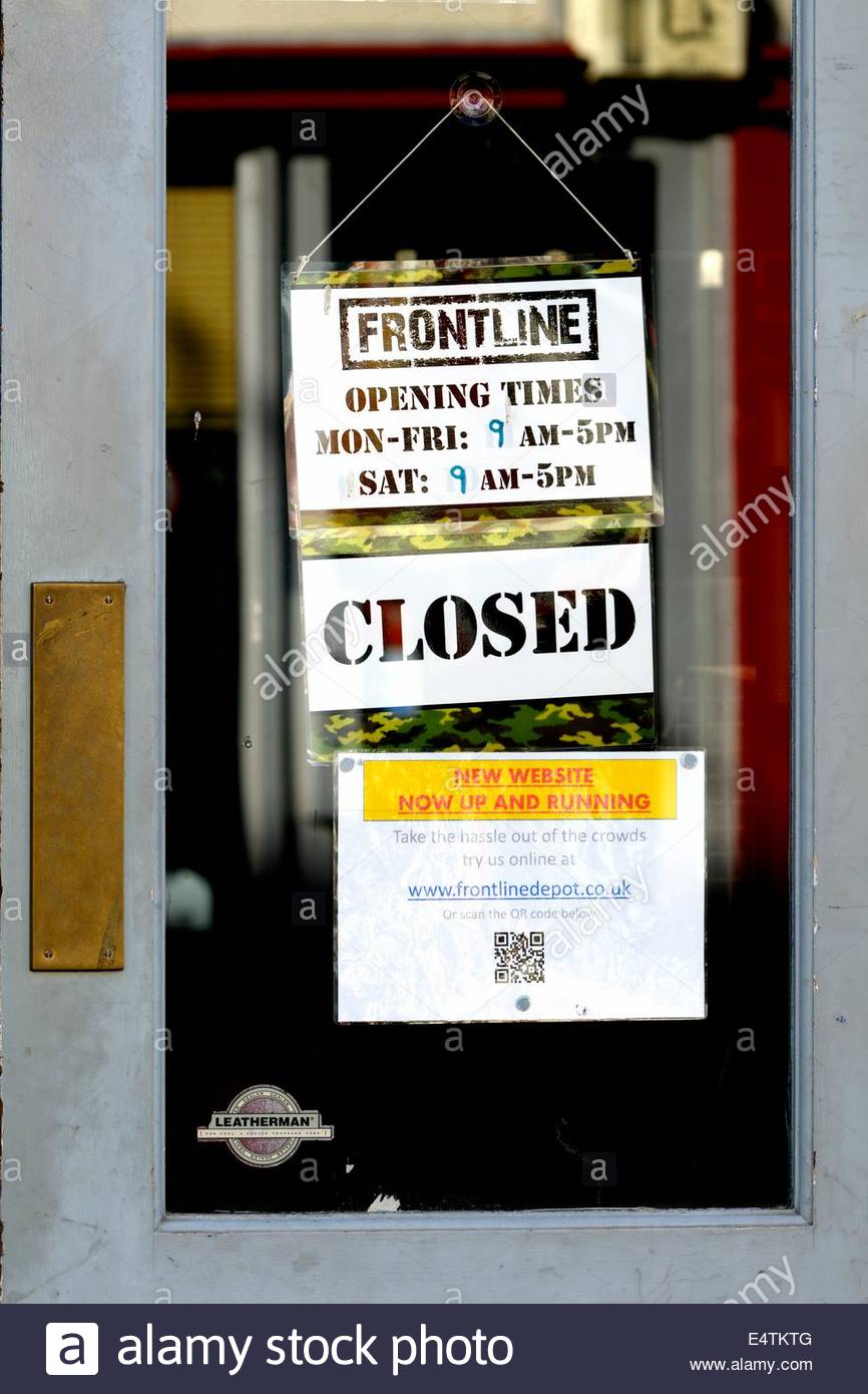 Many Shop Signs High Resolution Stock Photography and Images - Alamy