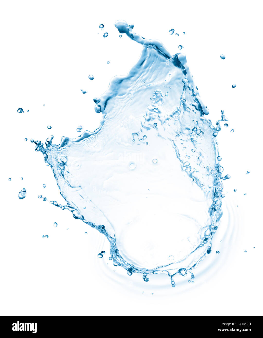 Blue water splash hi-res stock photography and images - Alamy