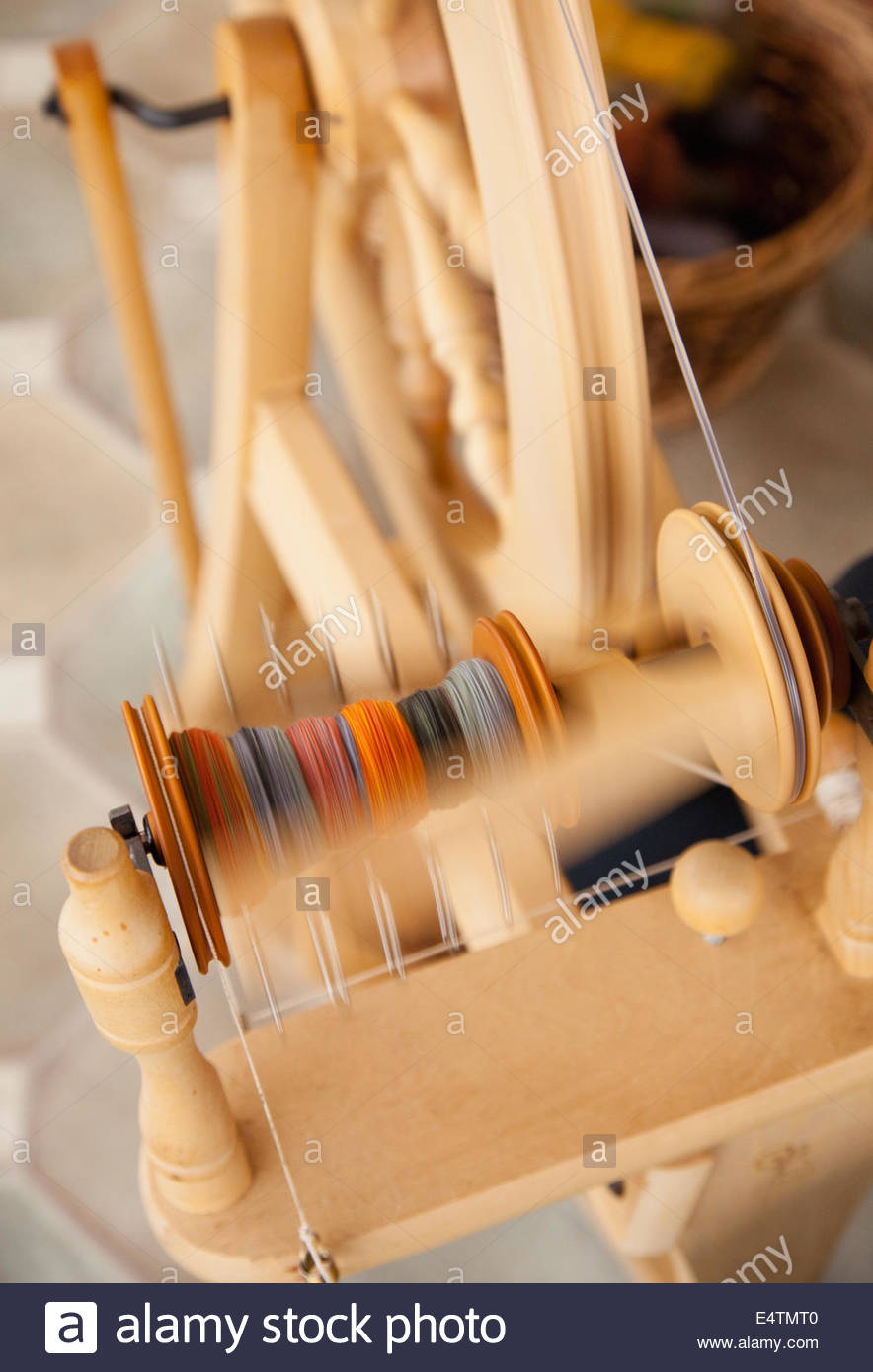 Spinning Process High Resolution Stock Photography and Images - Alamy