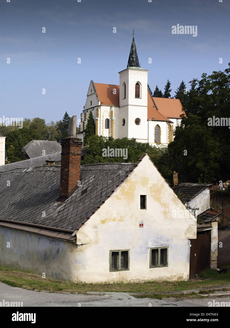 Letovice - church st. Prokop Stock Photo - Alamy