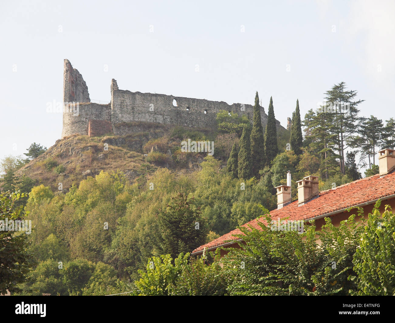 Avigliana castle Italy Stock Photo - Alamy