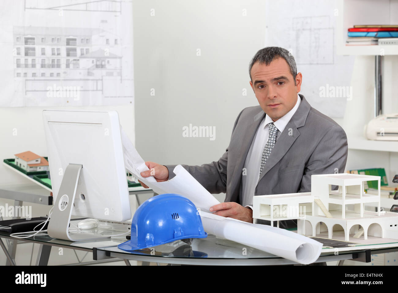 portrait of an architect Stock Photo - Alamy