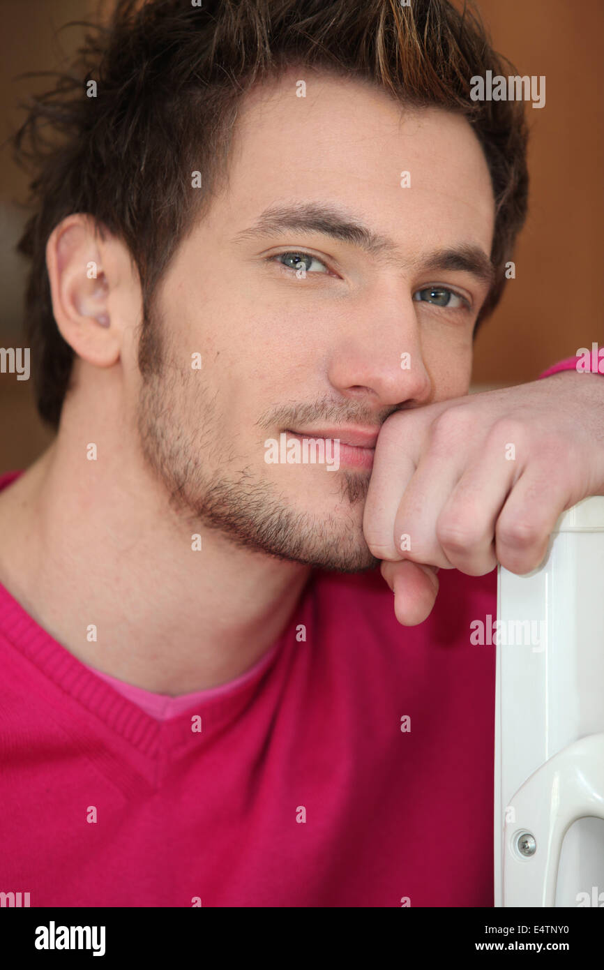Portrait of a young man Stock Photo - Alamy