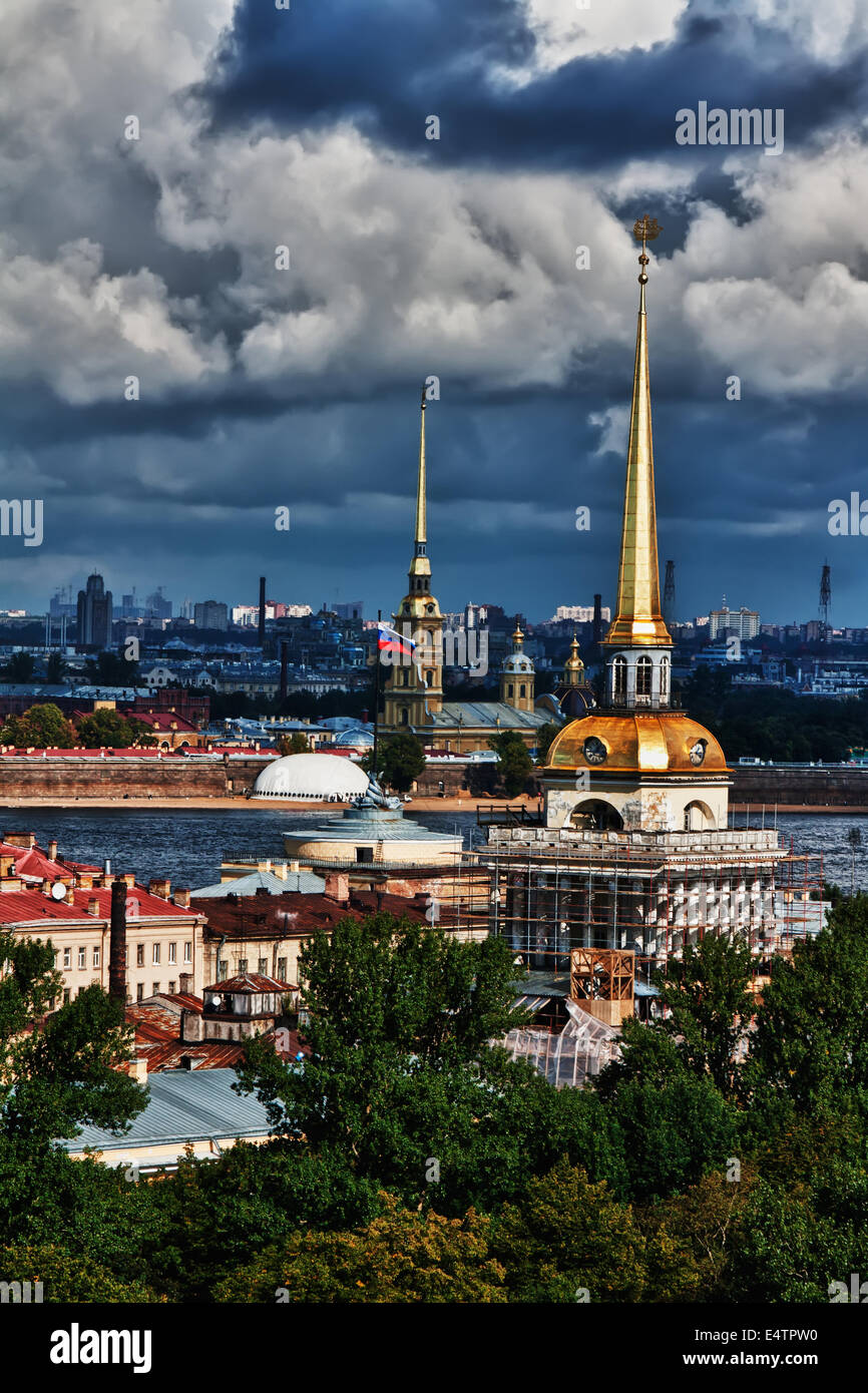 St petersburg russia skyline hi-res stock photography and images - Alamy