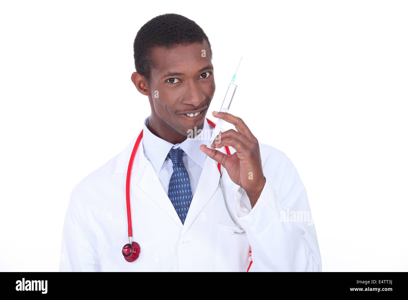 Syringe in hand Stock Photo - Alamy