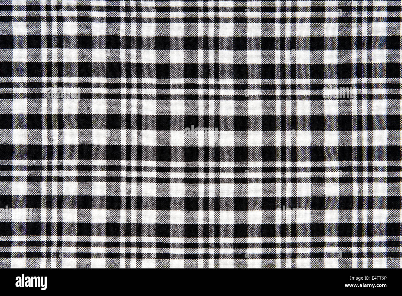 Black and white checkered cloth Stock Photo - Alamy