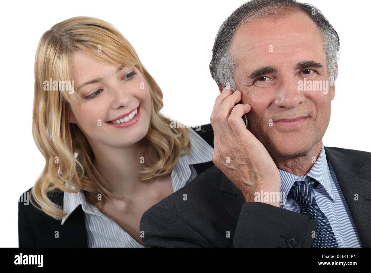 Flirting boss woman hi-res stock photography and images - Alamy