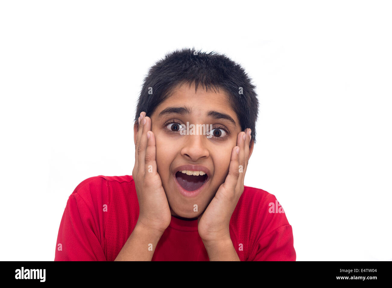 Excited boy wow hi-res stock photography and images - Alamy