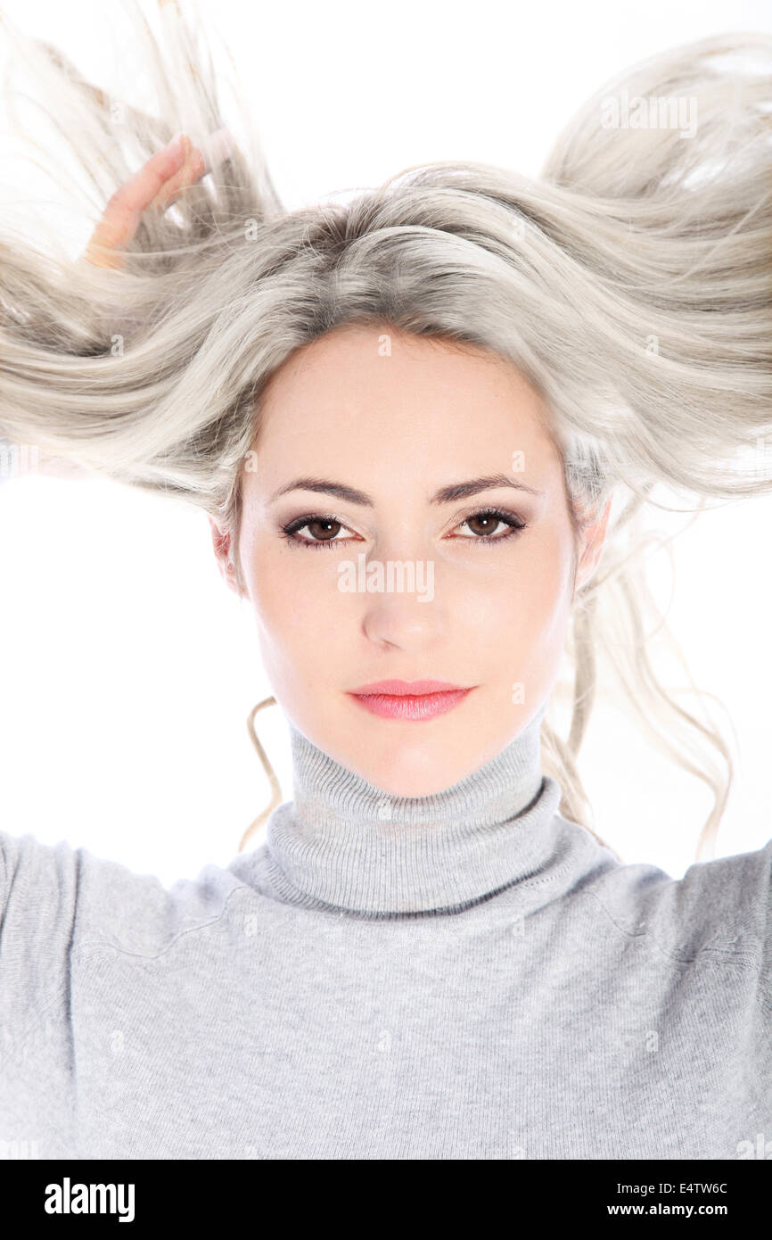 Ethereal portrait of a dreamy woman Stock Photo - Alamy