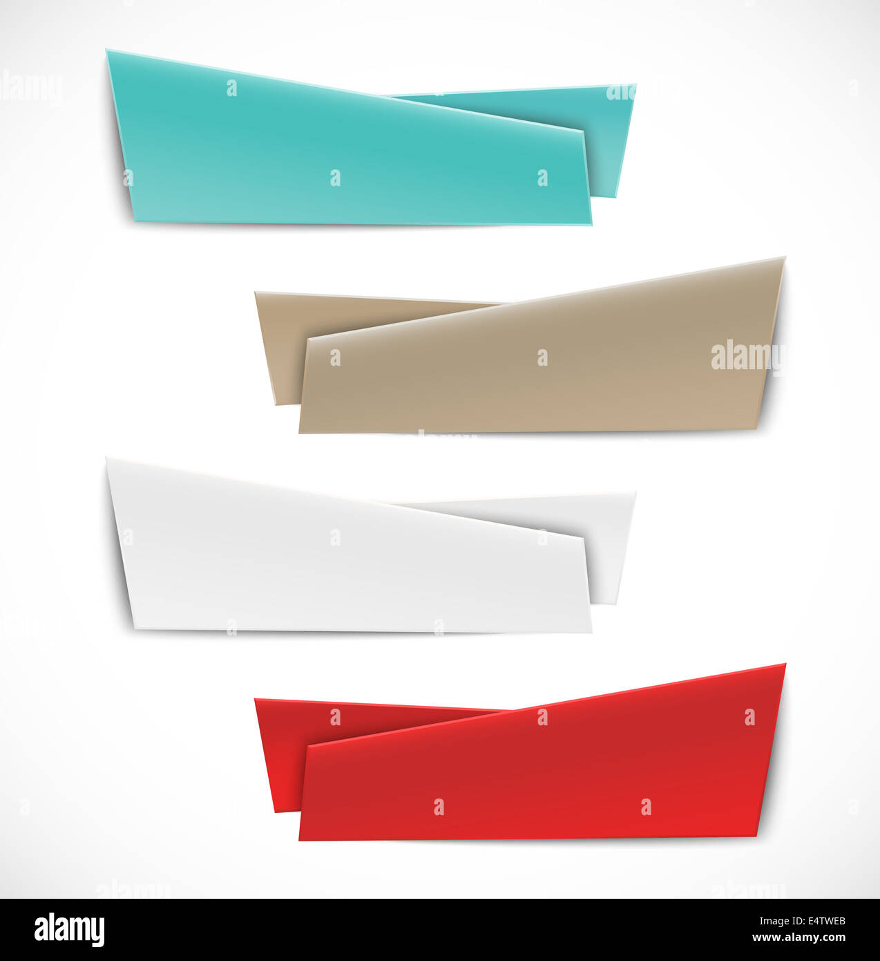 Set of abstract banners Stock Photo - Alamy