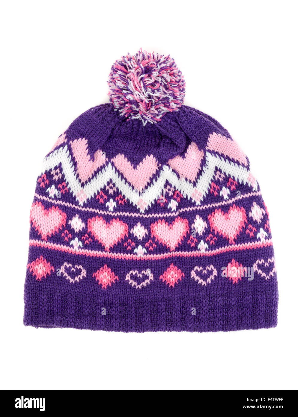 Pink knitted cap hi-res stock photography and images - Alamy