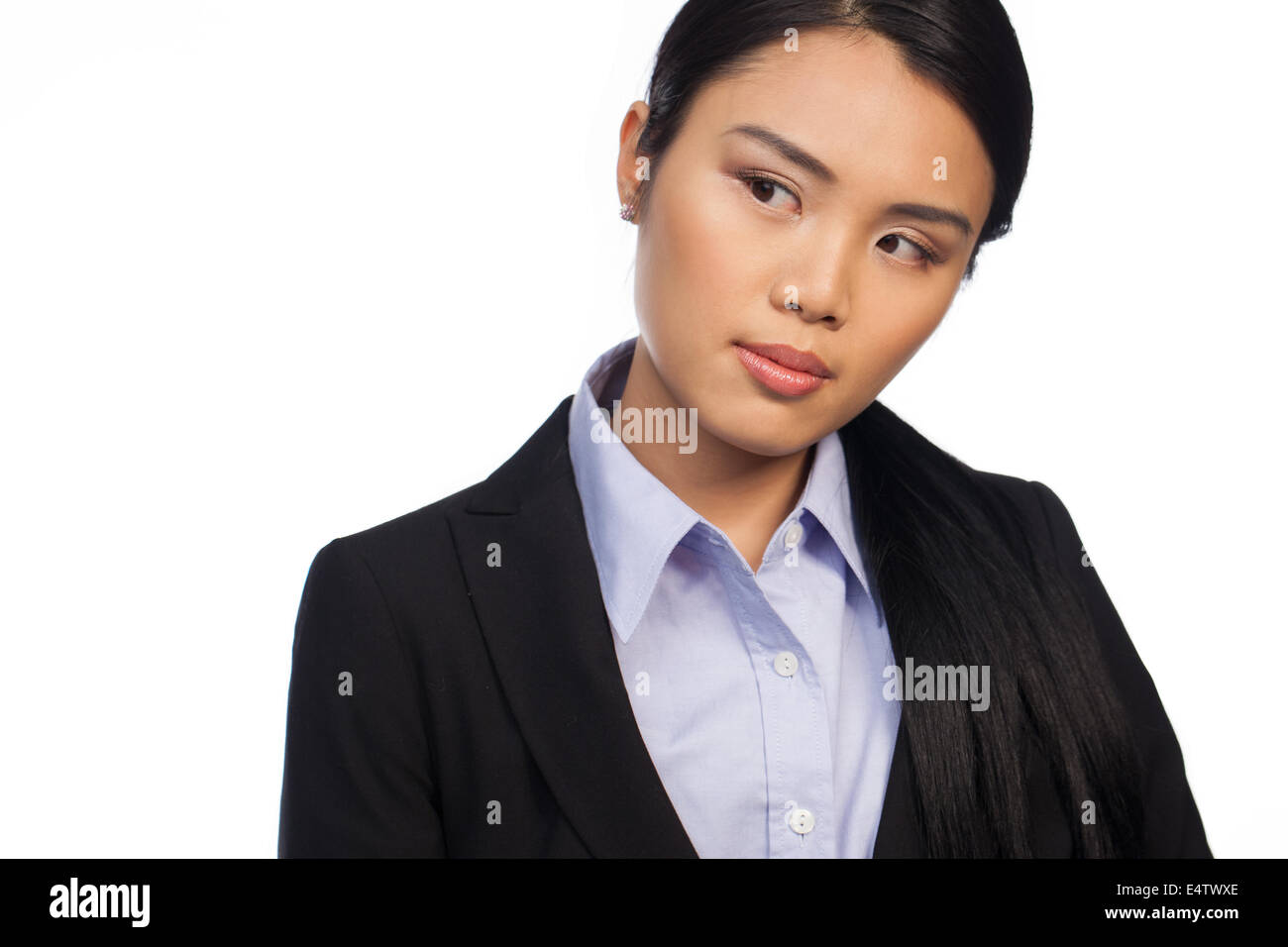 Serious young professional Asian woman Stock Photo - Alamy