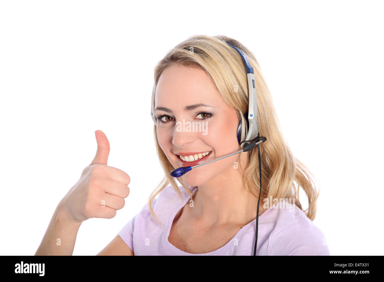 Connection receptionist hi-res stock photography and images - Alamy