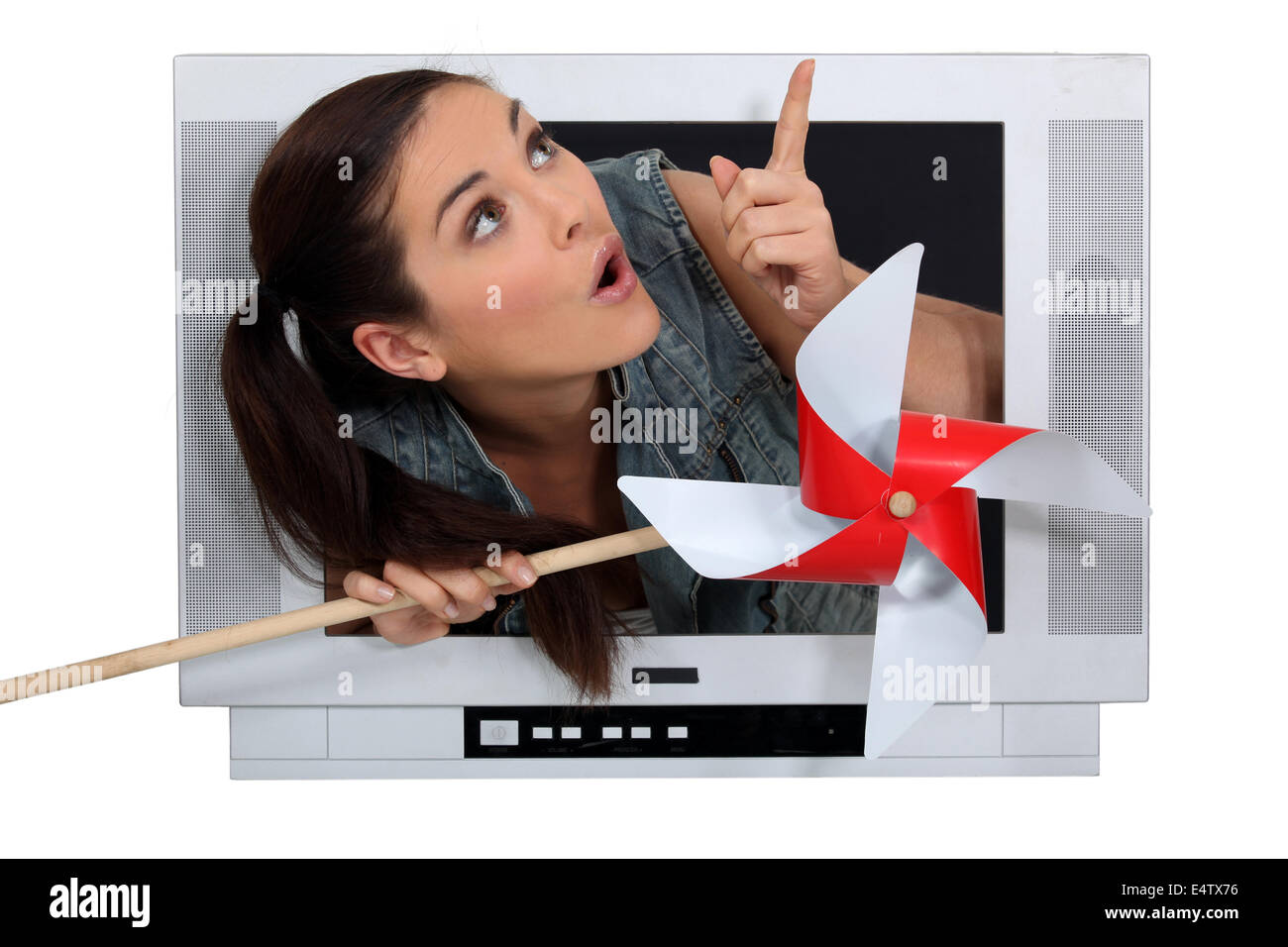 Scared woman trapped Cut Out Stock Images & Pictures - Alamy