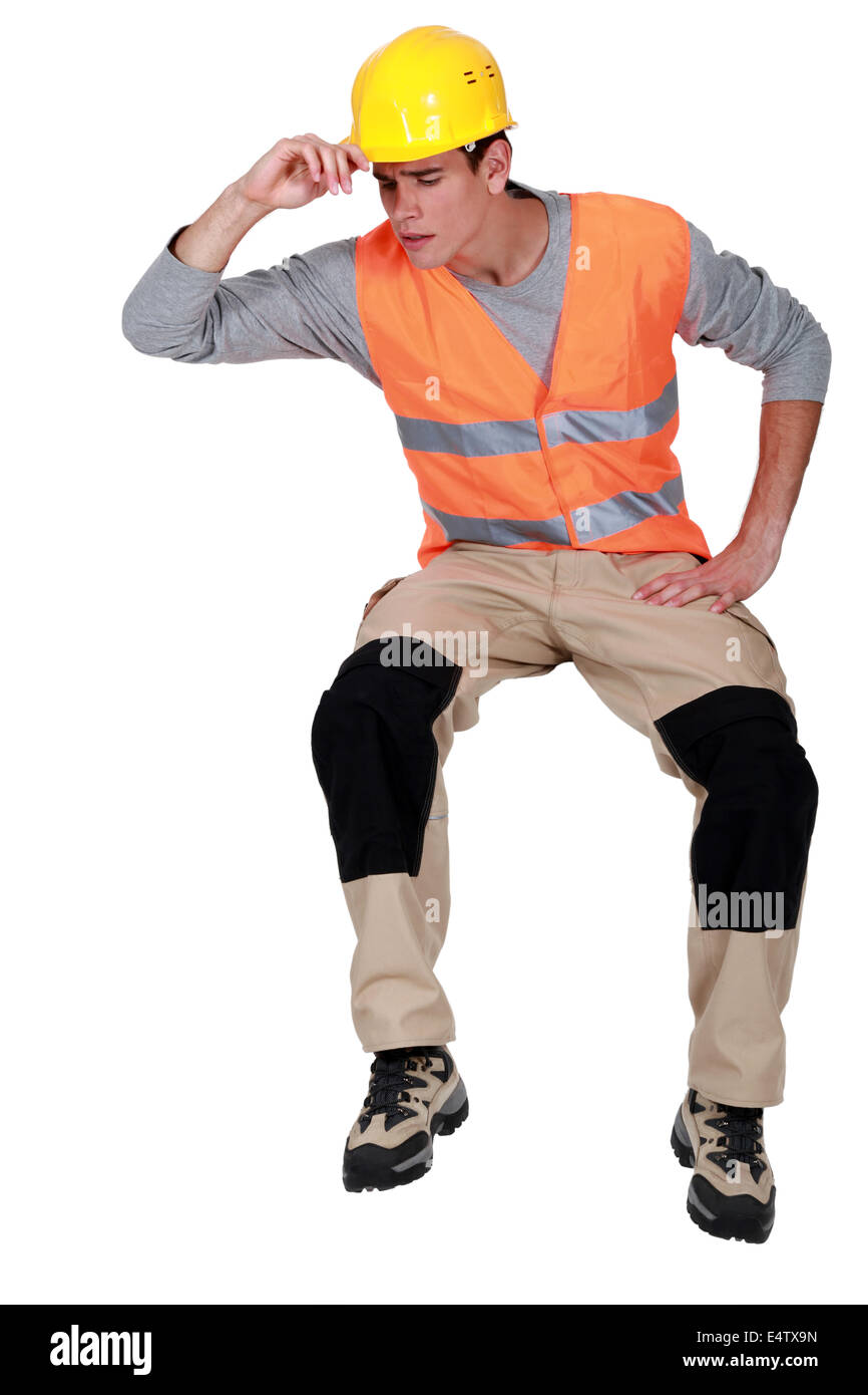 Construction employee Cut Out Stock Images & Pictures - Alamy