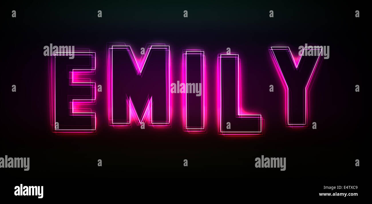The Name Emily In Cool Letters