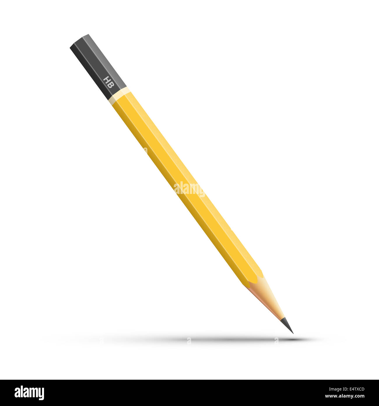 Pencil object school tool Cut Out Stock Images & Pictures - Alamy