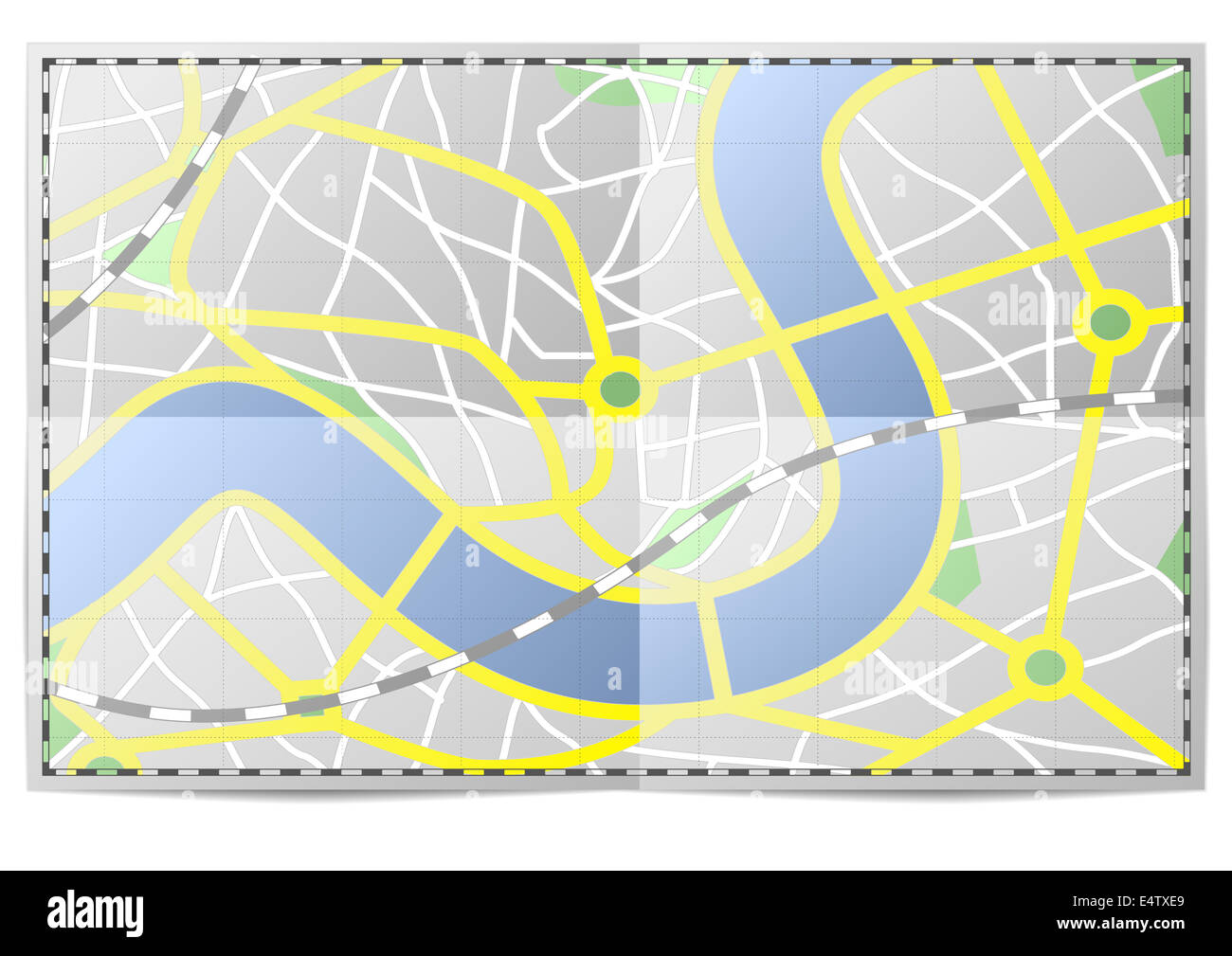 City at distance Cut Out Stock Images & Pictures - Alamy