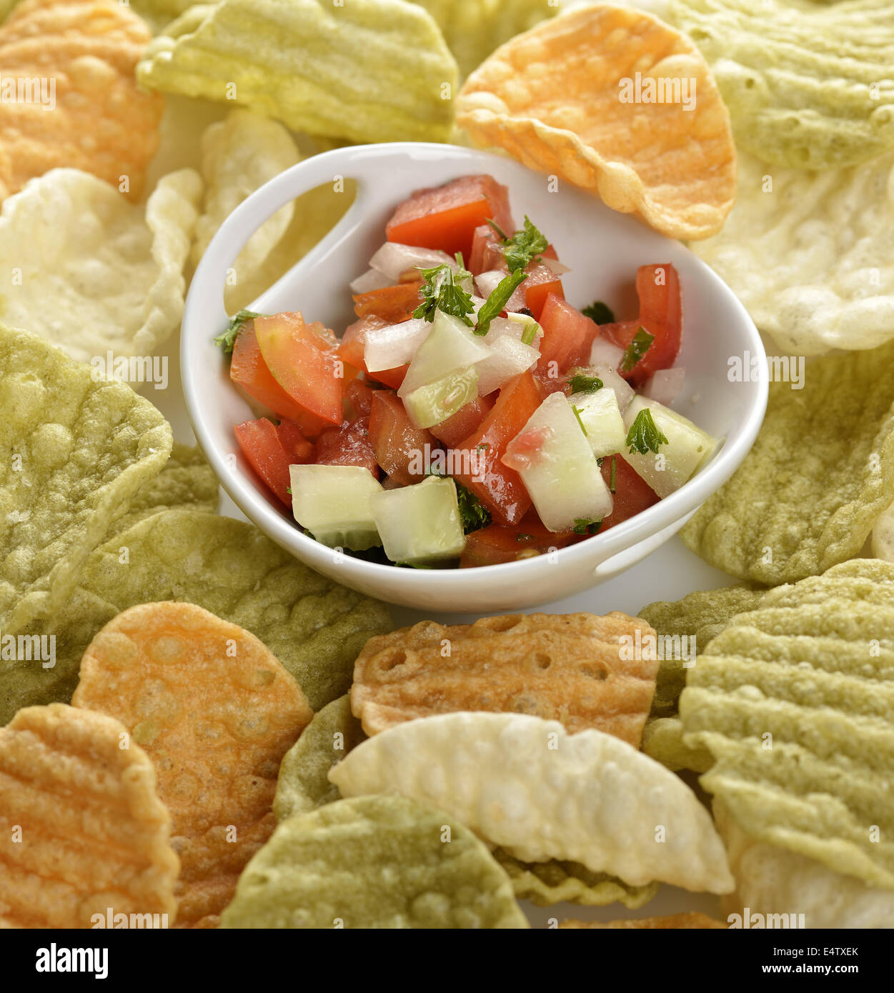 Chips and Salsa Stock Photo - Alamy