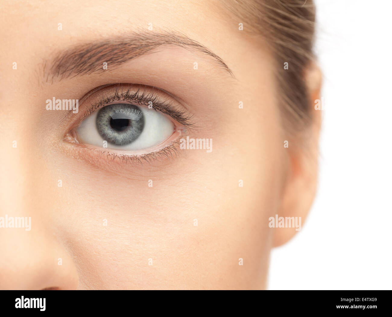 Macro image of human eye Stock Photo - Alamy