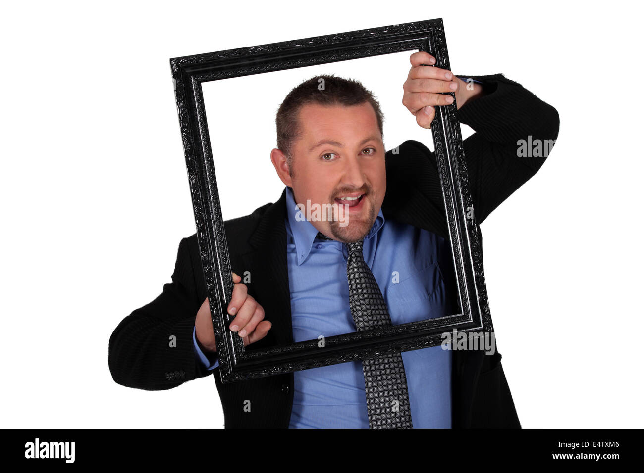 Man in frame hi-res stock photography and images - Alamy