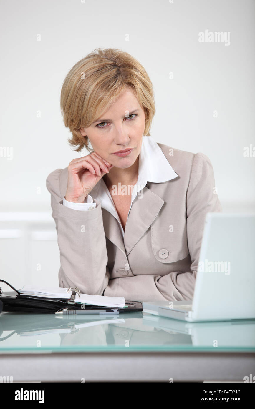 Executive with problems Stock Photo - Alamy