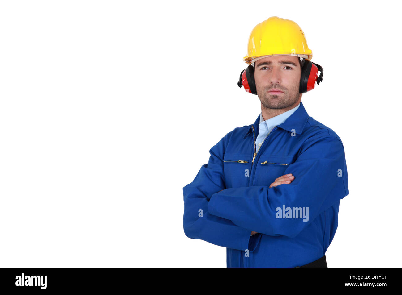 A determined construction worker Stock Photo - Alamy