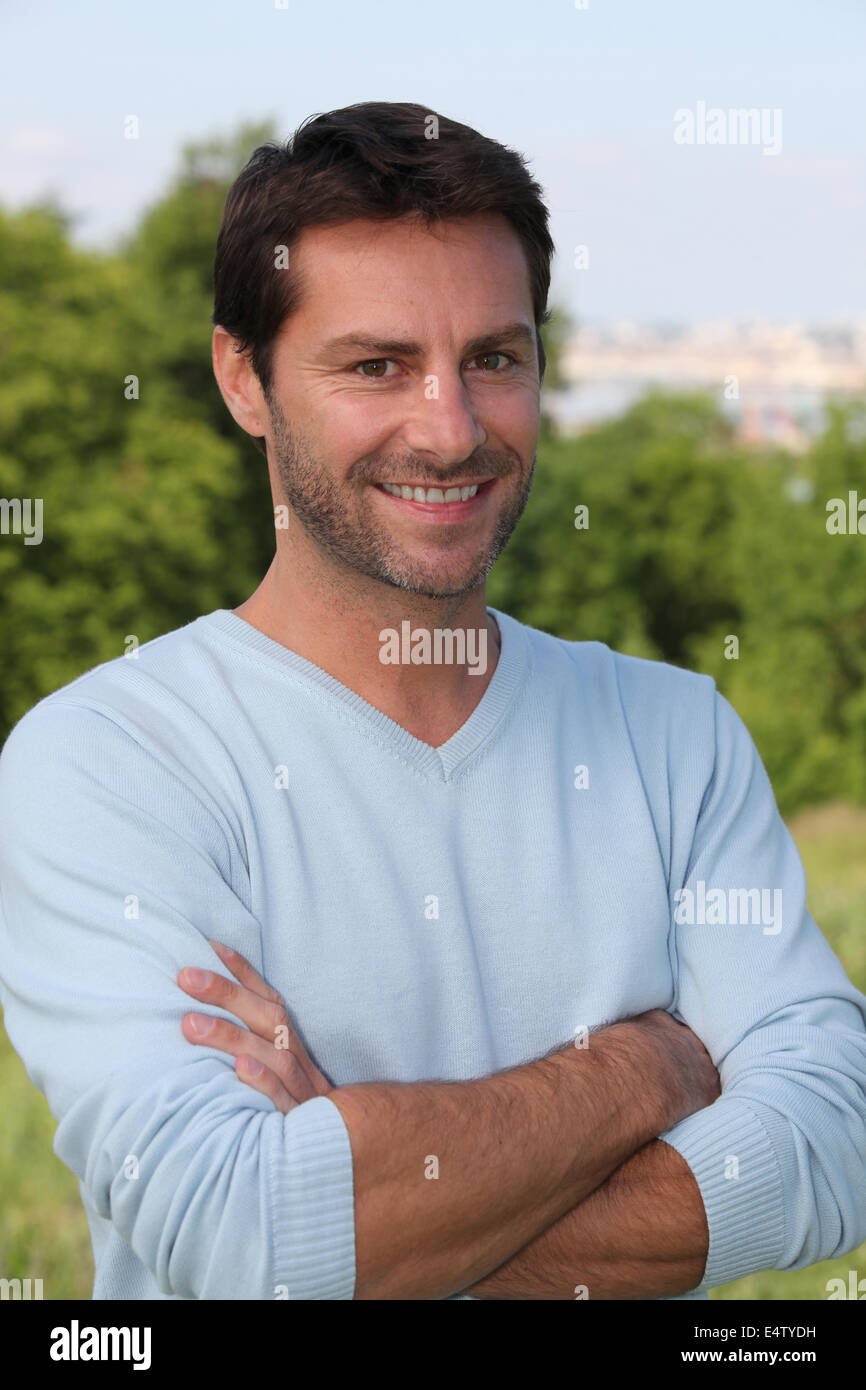 Portrait of a man Stock Photo - Alamy